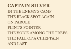 Vocabulary List, Treasure Island, by Chapters. 1 to 34 – Making Ripples